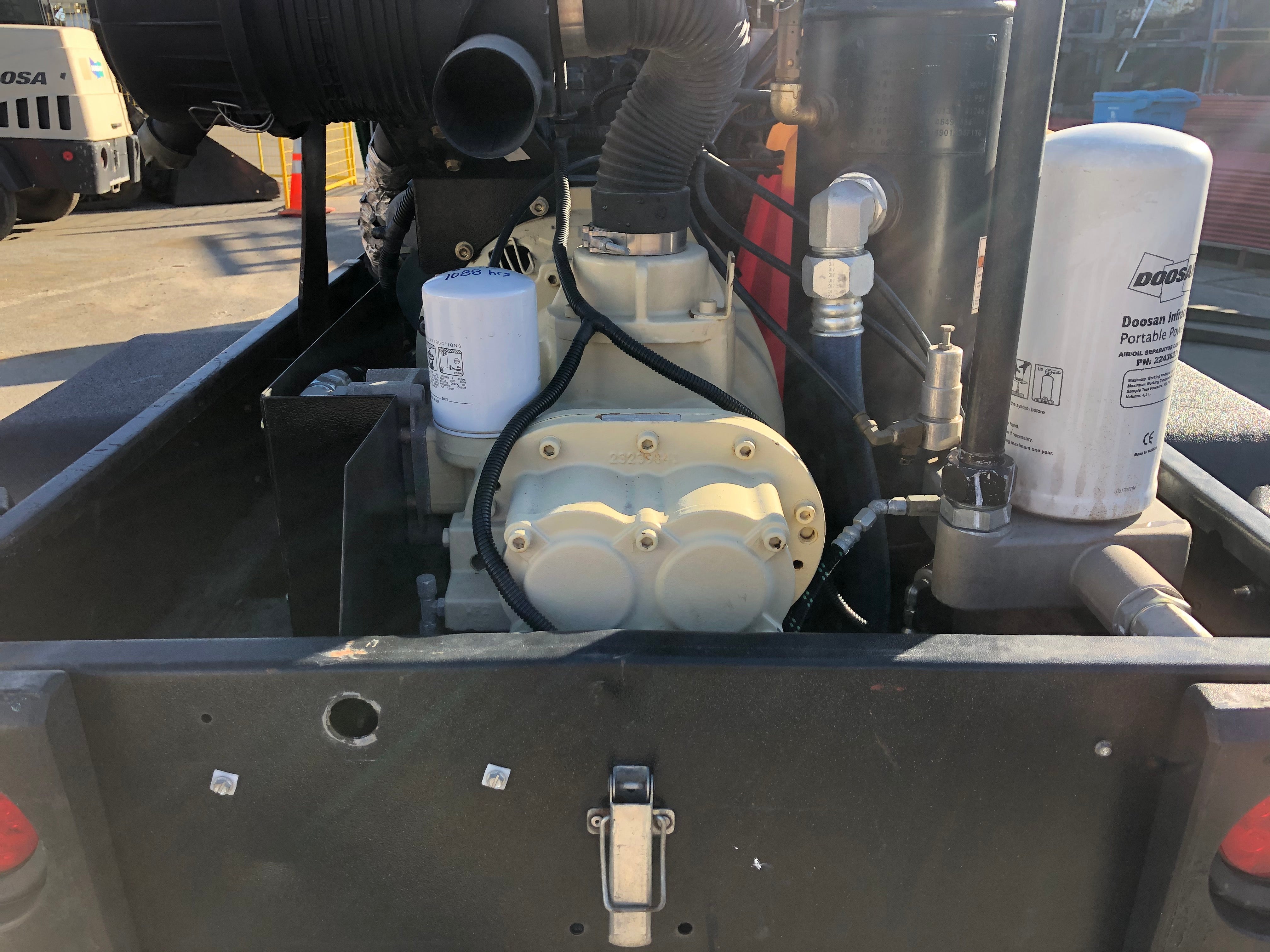 2013 Doosan Infracore C185WKUB-T4I 185 CFM Portable Air Compressor