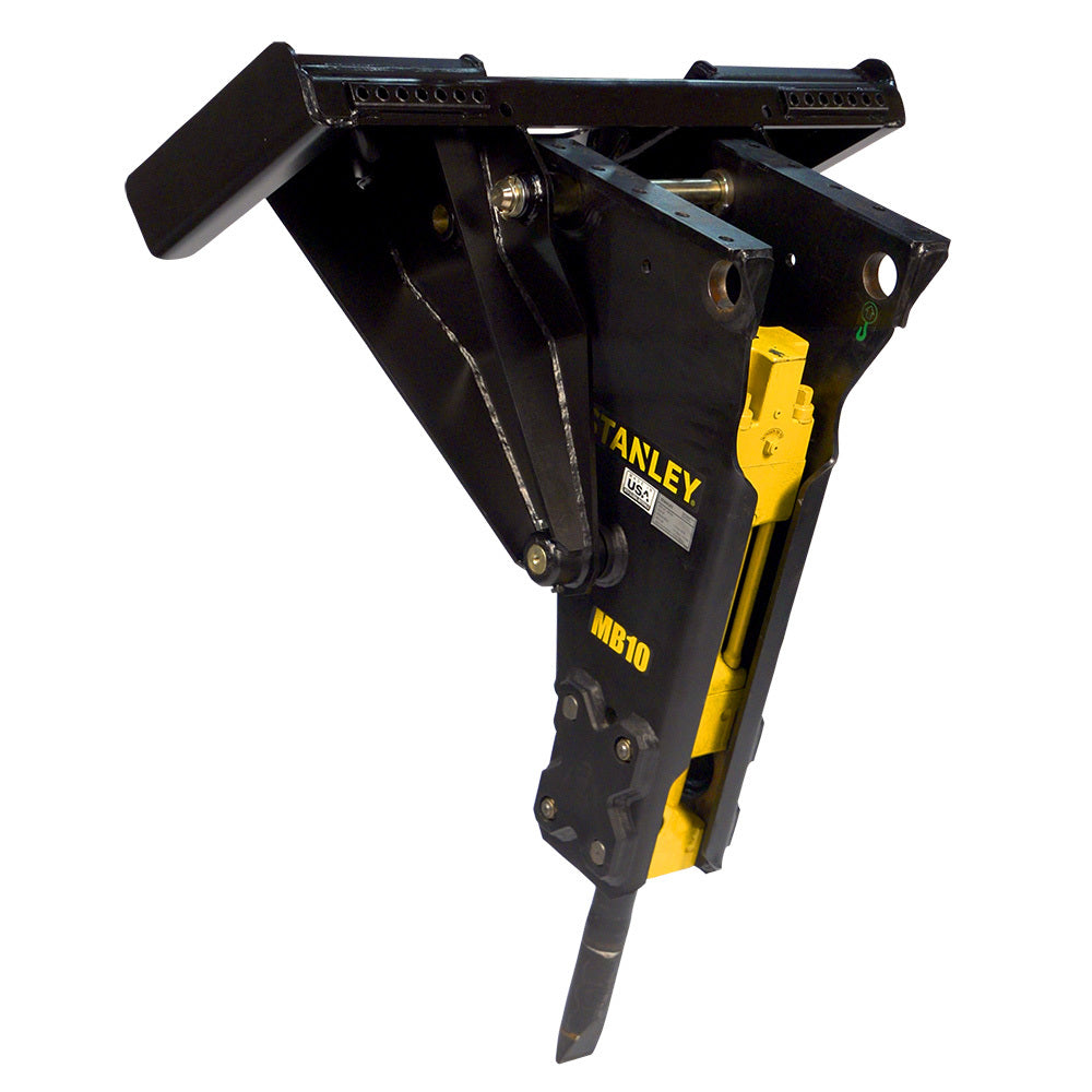 MB10 MOUNTED BREAKER WITH SKID STEER 4-POSITION CRADLE BRACKET